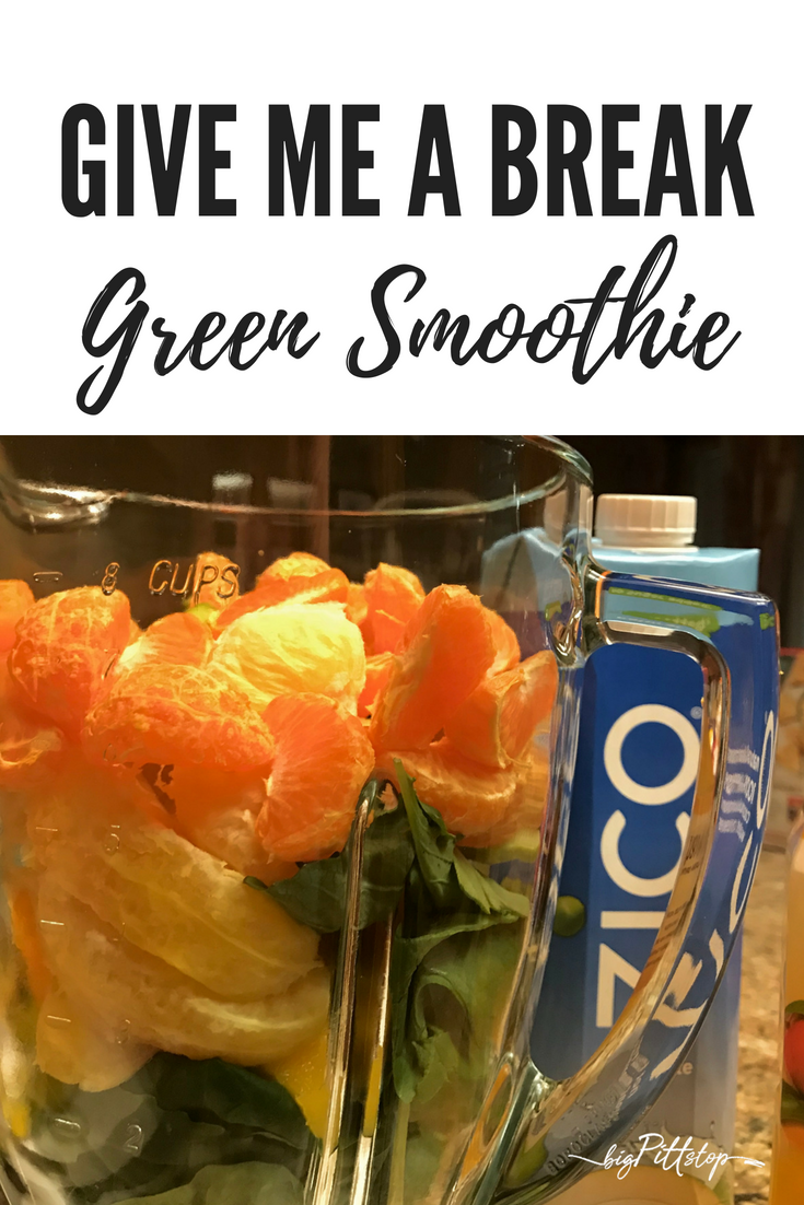 Give me a Break Green Smoothie - BIGPITTSTOP