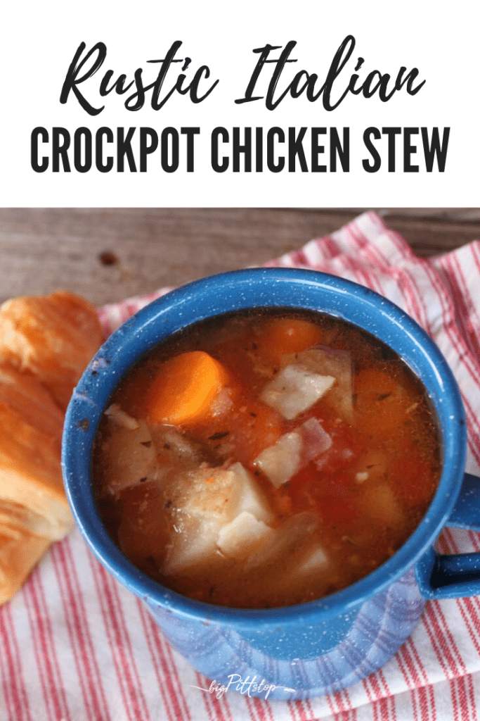 Rustic Italian Chicken Stew - BIGPITTSTOP