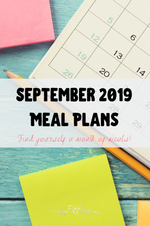 September Meal Plan - BIGPITTSTOP