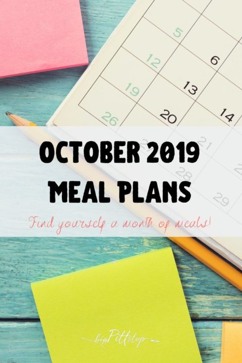 October Meal Plan - BIGPITTSTOP