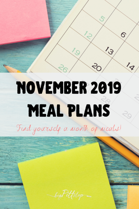 November Meal Plan - BIGPITTSTOP