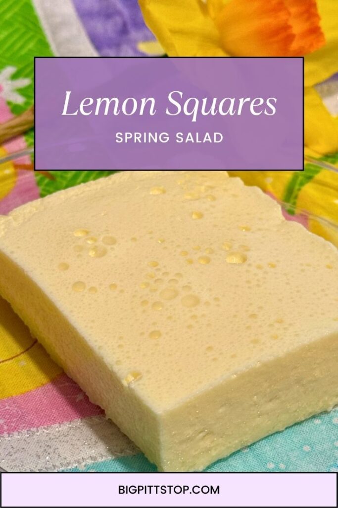 Lemon Salad Squares - BIGPITTSTOP